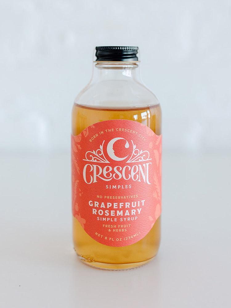 Grapefruit Rosemary Simple Syrup | Crescent Simples – Shady Lady Mercantile